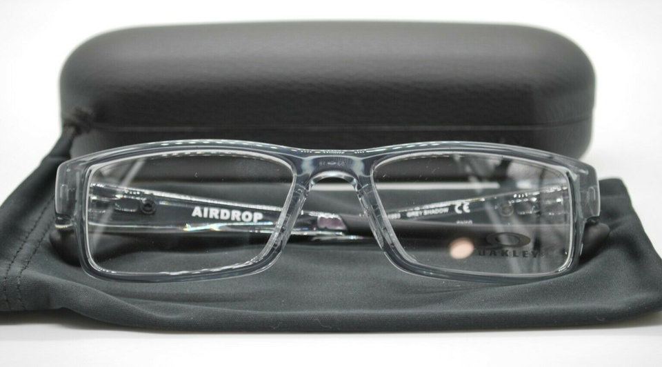New OAKLEY Eyeglasses AIRDROP OX8046-0353 Large 53-18 143 Grey Shadow ...