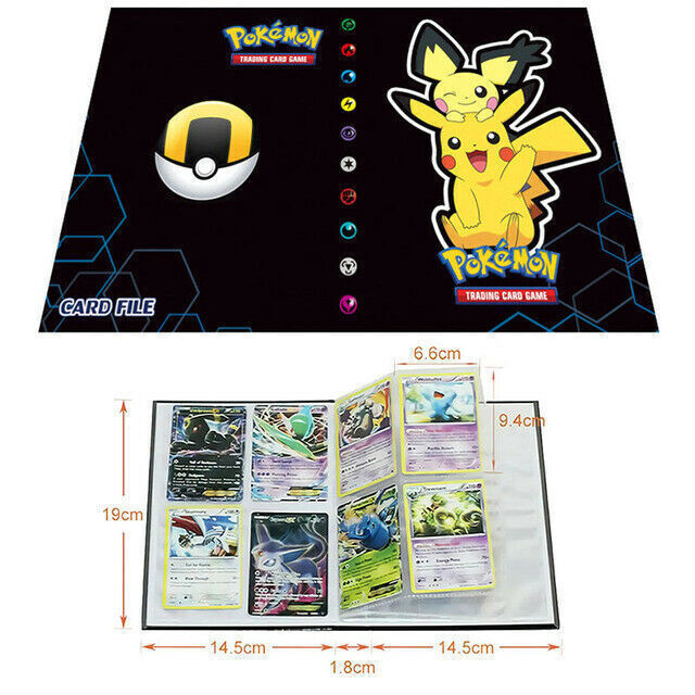 240 Ultra Pro Pokemon Card Folder Trading Cards Album Portfolio Binder ...