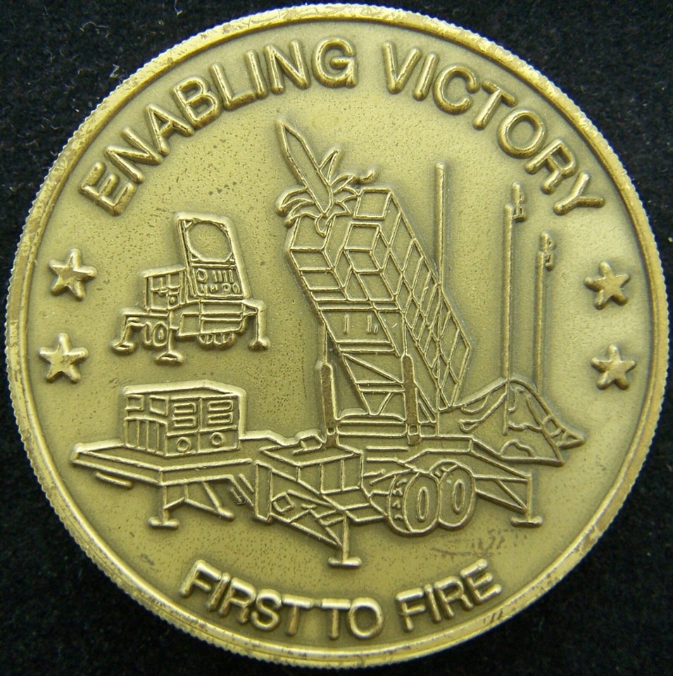 3rd Battalion 6th Air Defense Artillery ADA Vintage Challenge Coin | eBay
