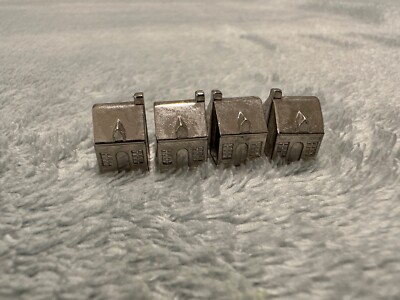 Franklin Mint 1991 Monopoly - Silver House Token Playing Pieces (Set of ...
