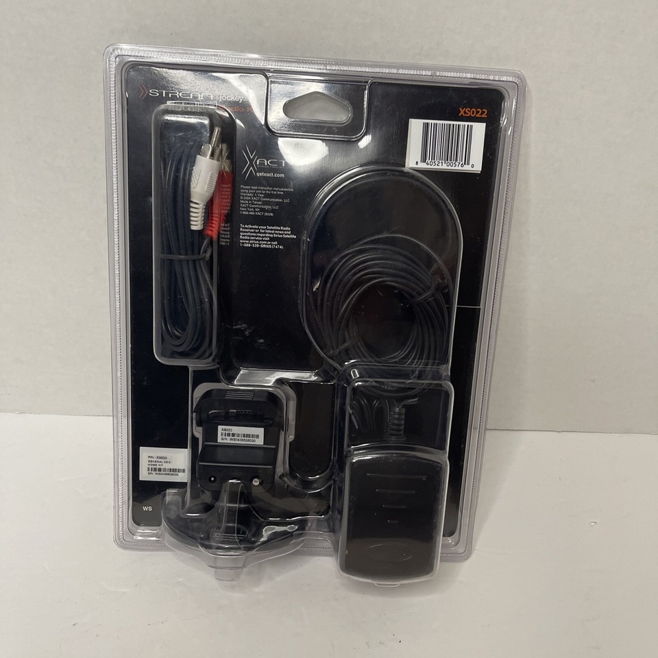 X ACT STREAM SATELLITE JOCKEY RADIO HOME KIT XS022 SIRIUS SATELLITE ...