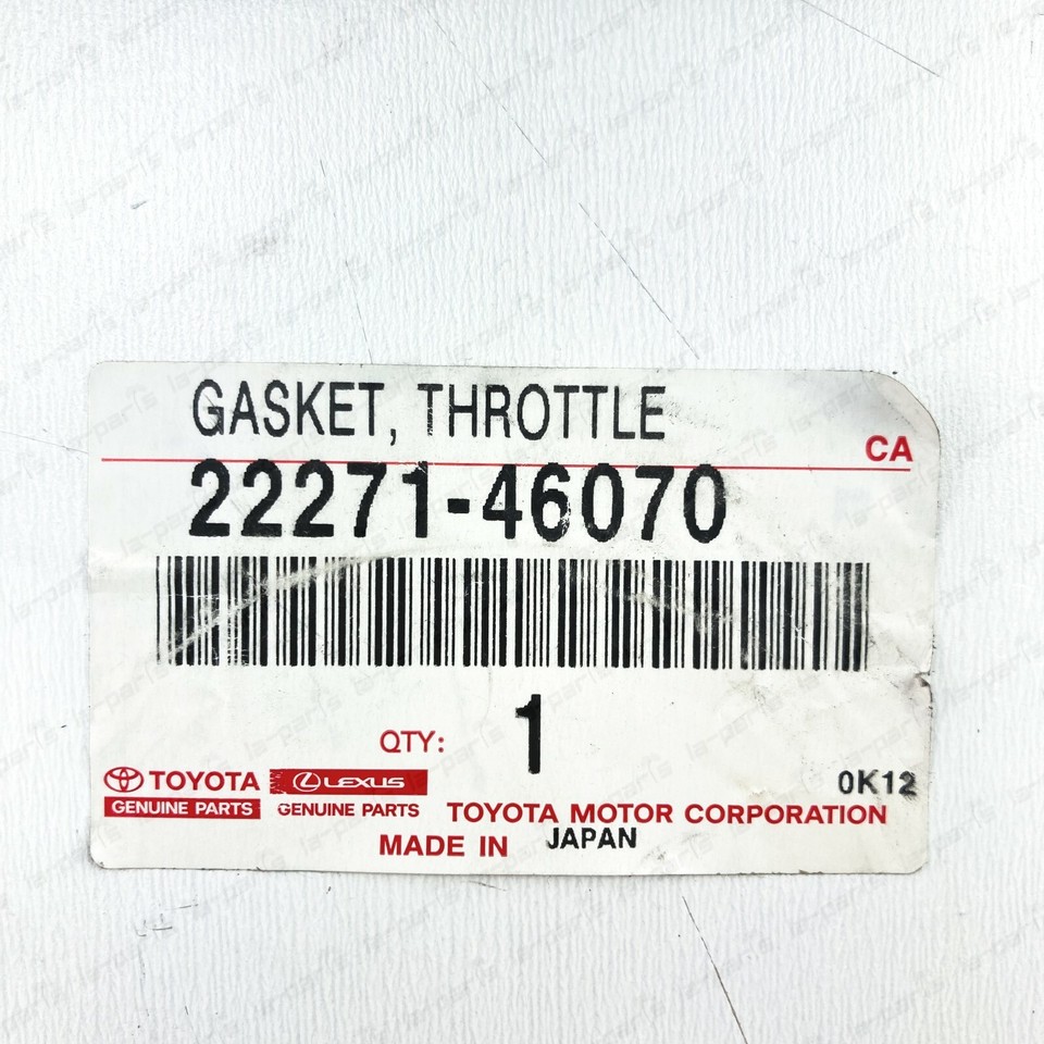 NEW GENUINE TOYOTA LEXUS SUPRA IS/GS/SC THROTTLE BODY MOUNT GASKET ...