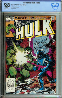 INCREDIBLE HULK #286 CBCS 9.8 WHITE PAGES // MARVEL COMICS 1983 | eBay