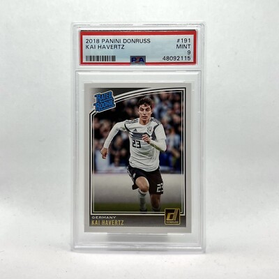 2018 Panini Donruss Rated Rookie Optic Kai Havertz PSA 9 MINT RC | eBay