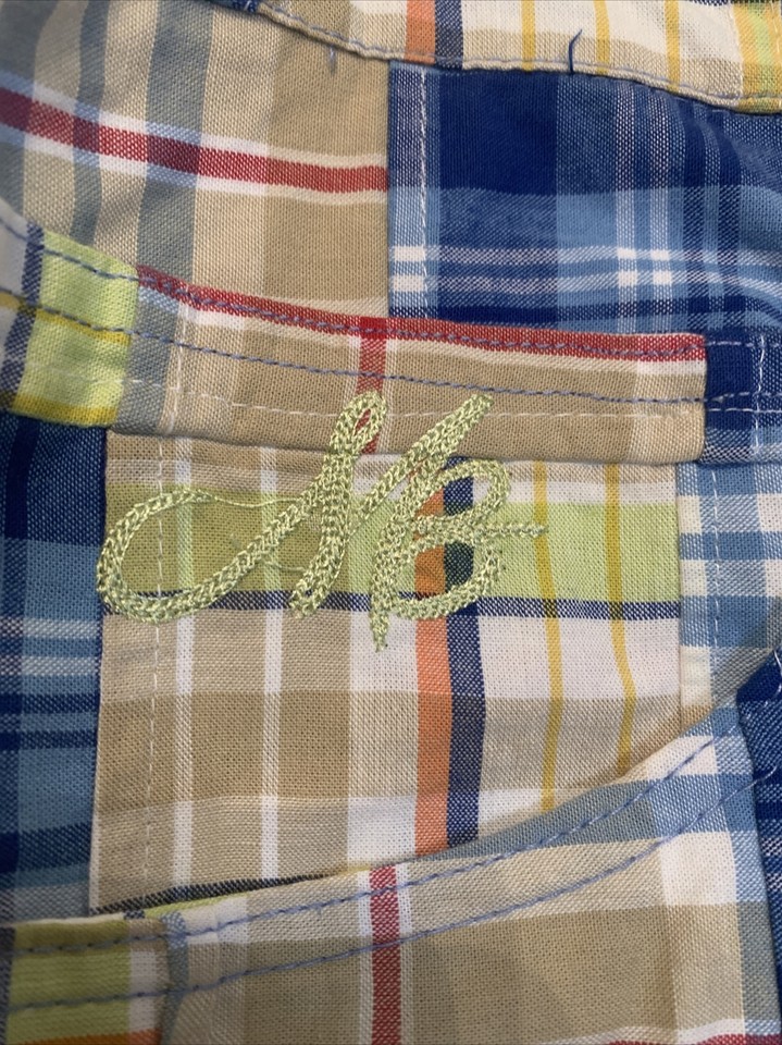 Tupak Shakur Patchwork Plaid Pants Vtg NEW 38x34 Makaveli Branded Super ...