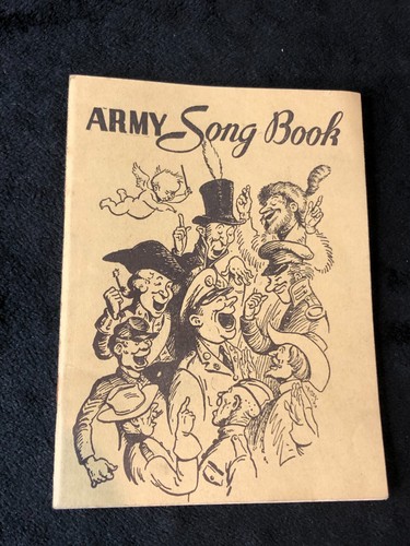 1941 Army Song Book WW2 Era compiled by Adjutant General's Office | eBay