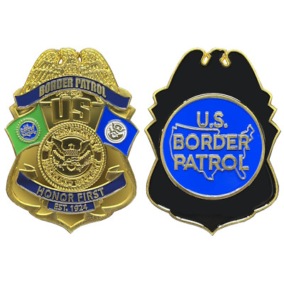 BL15-007 CBP Border Patrol full size BPA Honor First challenge coin | eBay
