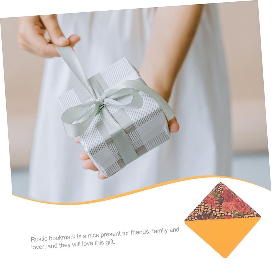 Flower Page Corner Cute Corner Bookmark Triangle Corner Bookmark ...