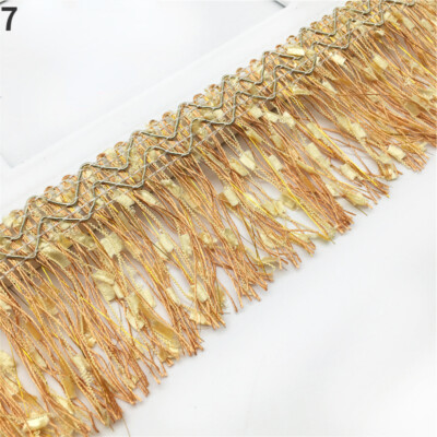 11M Curtain Fringe Trim Sewing Sofa Table Flag Tasseled Edge ...