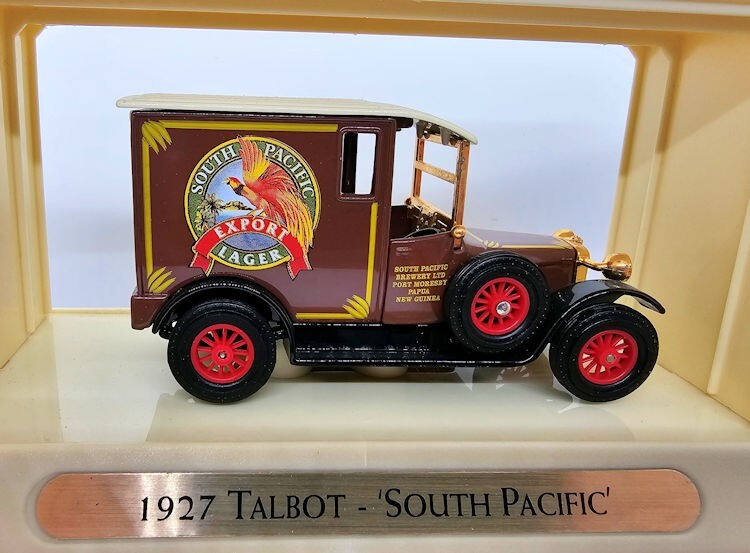 Matchbox Great Beers of The World YGB10 1927 Talbot South Pacific Beer ...