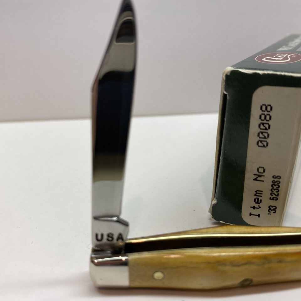 CASE SMALL STOCKMAN PEN #88 5233 FAT STAG KNIFE | eBay