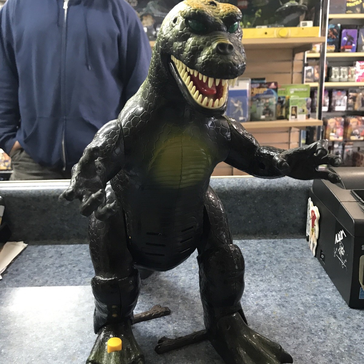 Godzilla 1987 GODZILLA Battery Operated New Bright Toys 1987