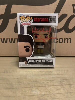 FUNKO POP 1294 Michael Imperioli Signed Sopranos Christopher Moltisanti ...