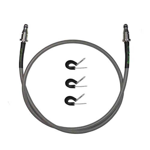 BMW MINI ONE D R50 DIESEL RHD STAINLESS STEEL BRAIDED CLUTCH LINE HOSE ...