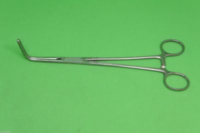 Miltex 25-880 Clamp Bronchus 9inch lg Curved Left Teeth 1.50inch Jaw | eBay