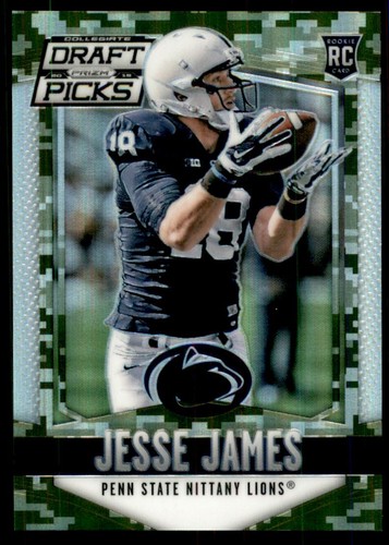 2015 Panini Prizm Draft Picks Prizms Camo #197 Jesse James /199 | eBay