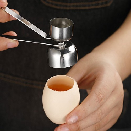 New Practical Metal Egg Scissors Egg Topper Cutter Shell Opener ...