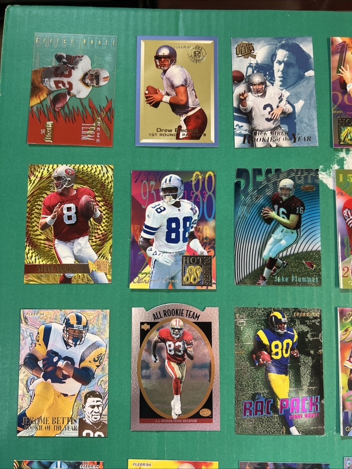 90's NFL 45 Card Insert Lot. All Cards Inserts. Many Hard To Find And ...