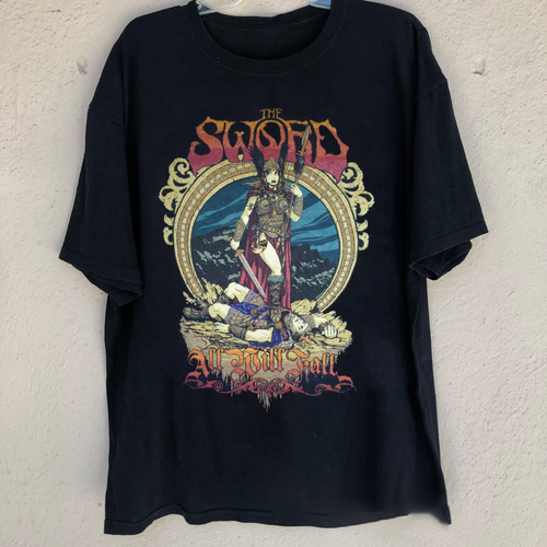 Trend THE SWORD Band Black Cotton All Size To 4XL Shirt Unisex BT425 | eBay