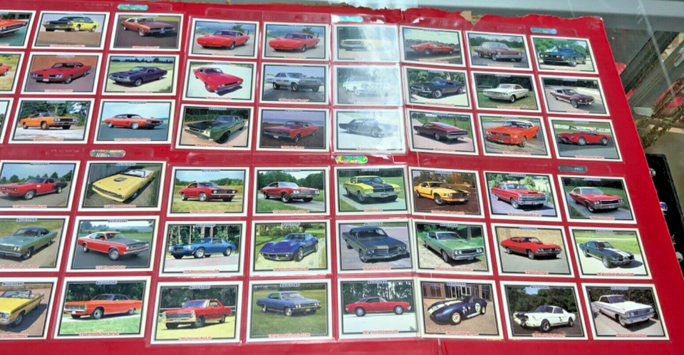 1992 Collect-A-Card Corp. Muscle Cars Card Set of 140 | eBay