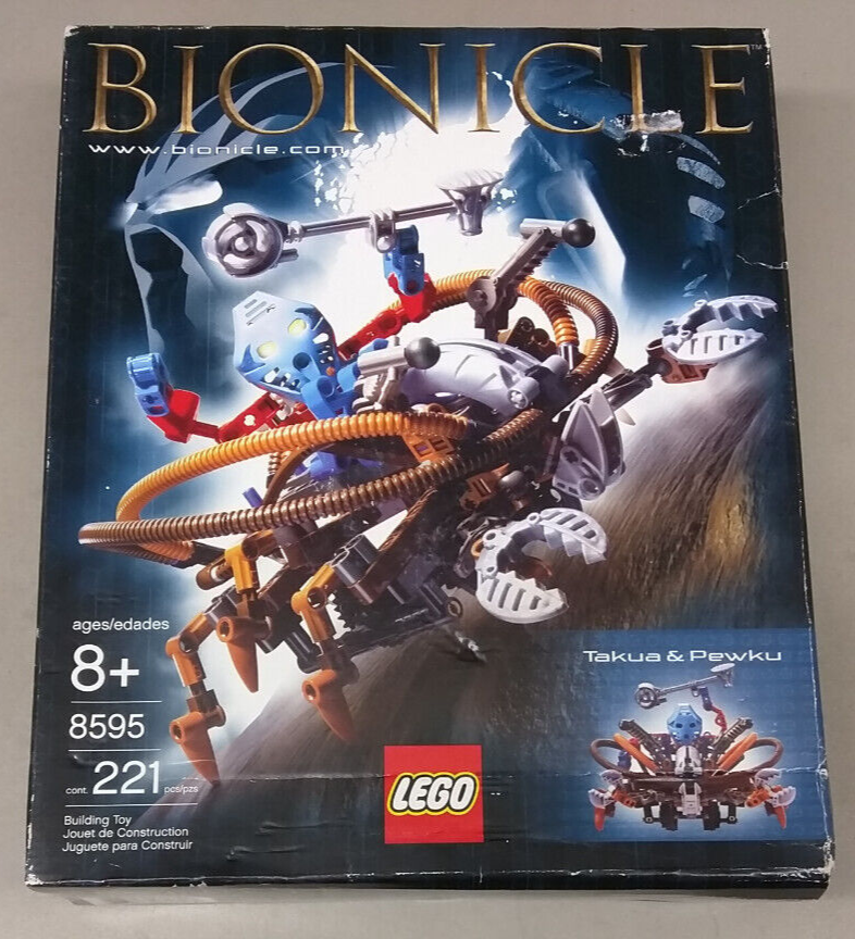 LEGO Bionicle 8595 Takua & Pewku NEW! Matoran Crab Pakari Mask | eBay