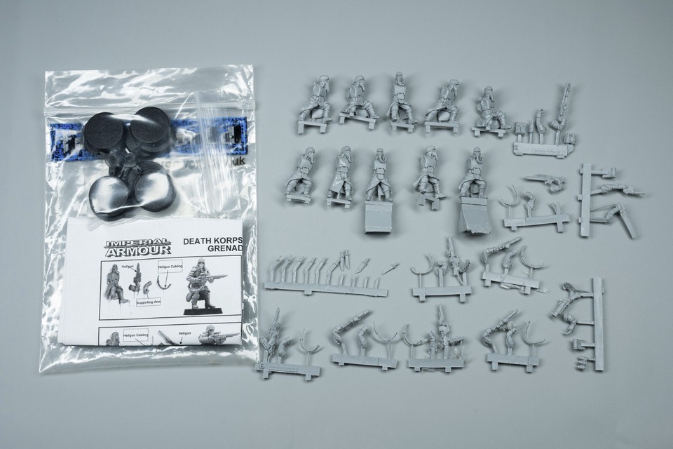 Forge World Imperial Guard Death Korps of Krieg Grenadier Squad OOP ...