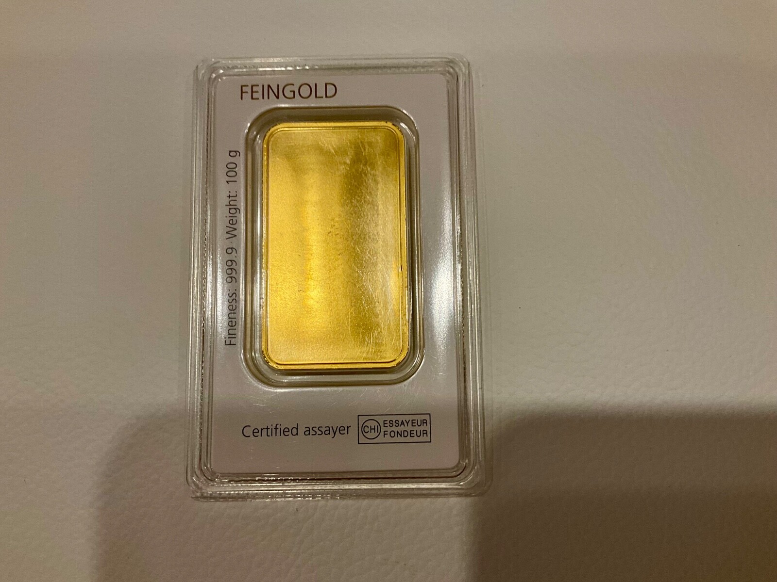 Degussa Goldbarren 100 g Degussa Goldbarren | Grelly Deutschland