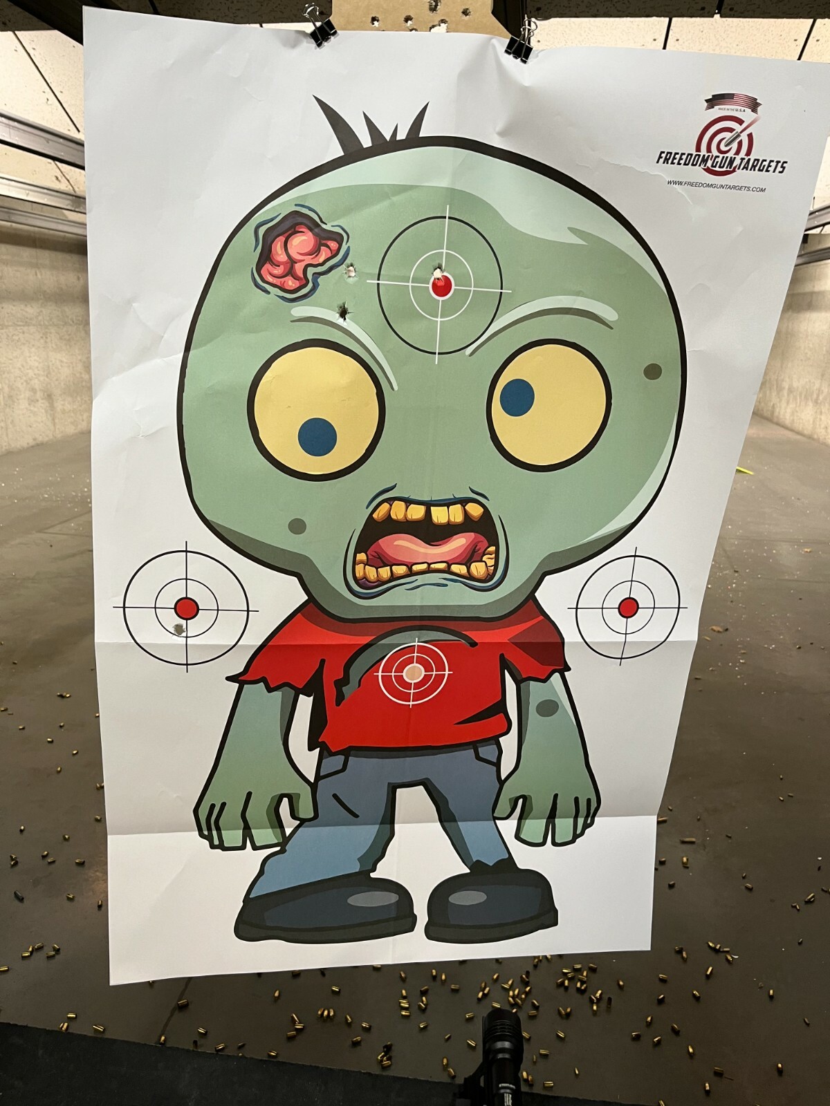 Shooting Zombie Pistol Targets