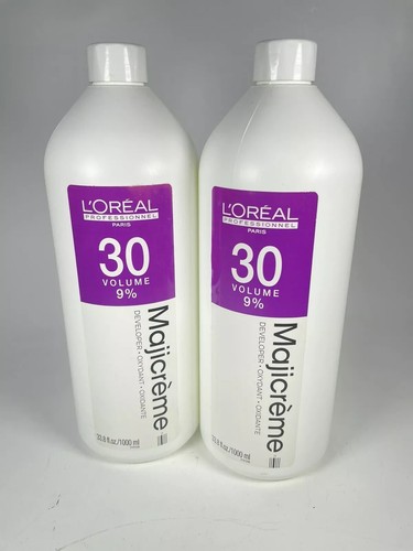 2 Loreal Professionnel Majicreme 30 Volume 9% Developer For Majirel ...