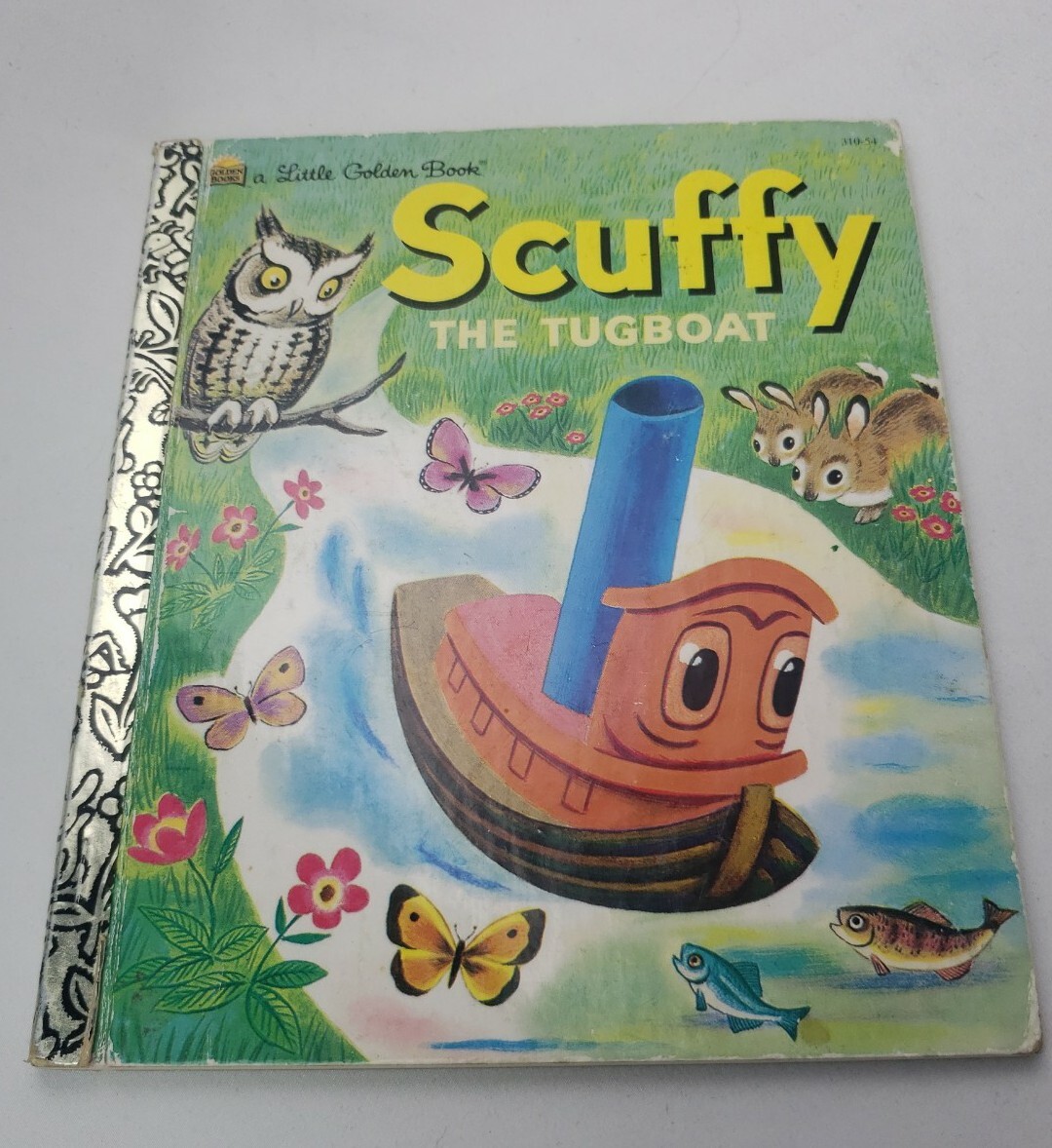 Vintage Little Golden Book Scuffy the Tugboat . Author Gertrude ...