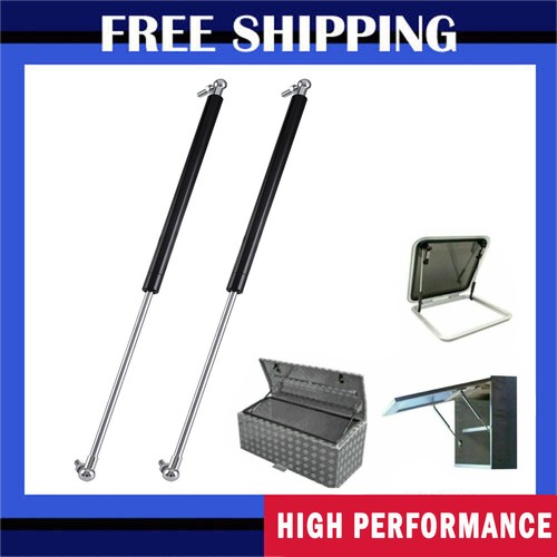2x gas struts 550mm 500N (8mm shaft) CAMPER TRAILER CARAVAN CANOPY ...