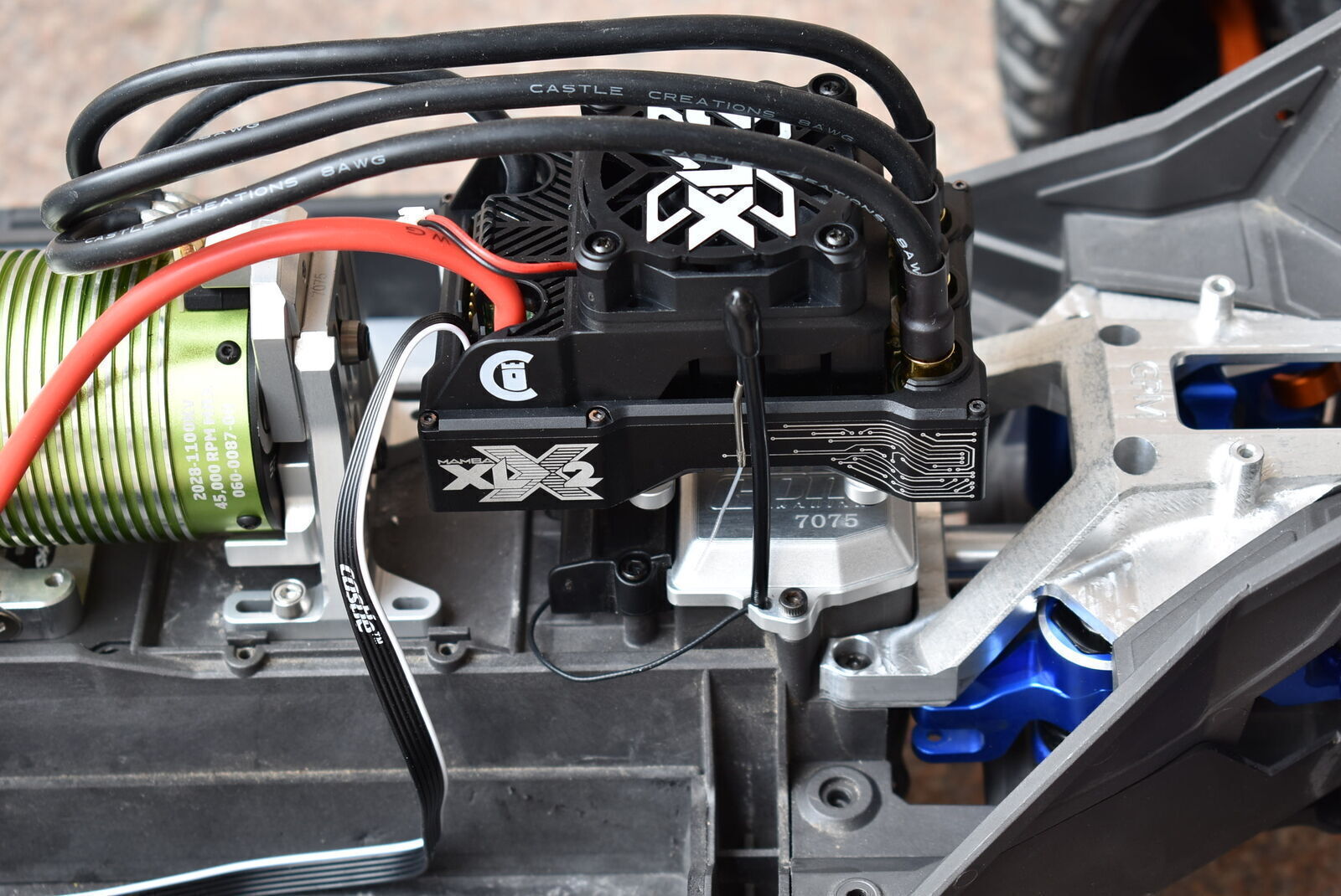 Receiver Box Cover + ESC Bracket for TRAXXAS 1/6 4WD XRT 8S 1/5 X-MAXX ...