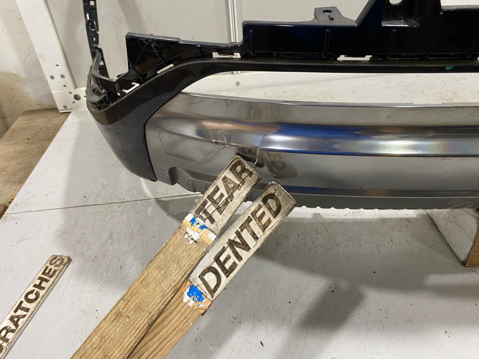 Hyundai Palisade 2023 panel de parachoques trasero inferior patín 86671 ...