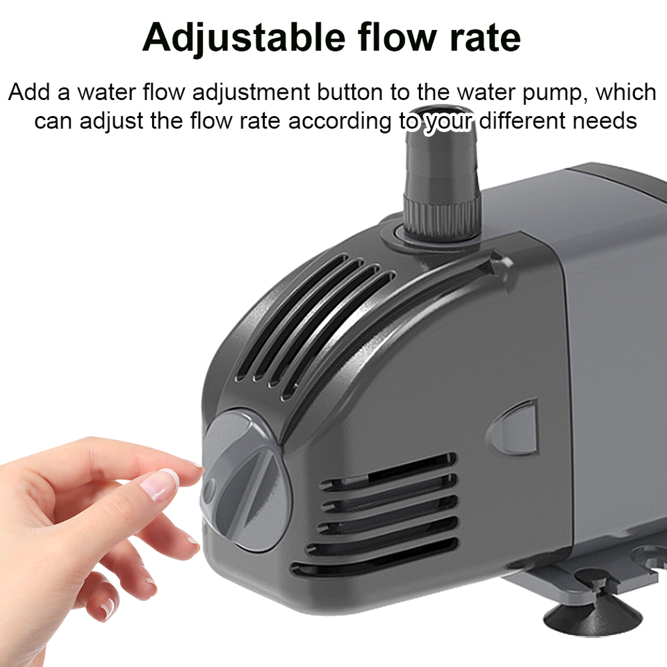 Submersible Water Pump Fish Tank Pond Aquarium Waterfall Fountain Sump ...
