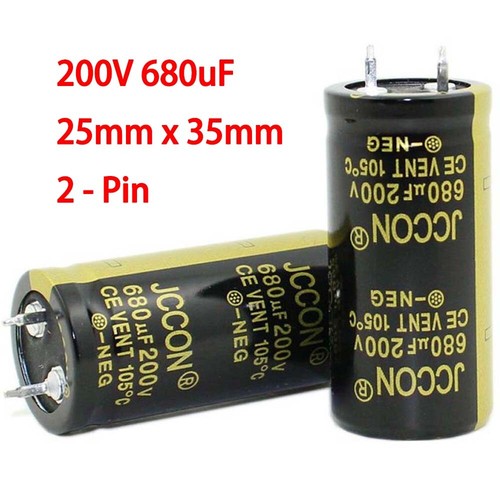 680uF 200V 105°C 25x35mm Snap-In Electrolytic Capacitor 200V 680uF ...