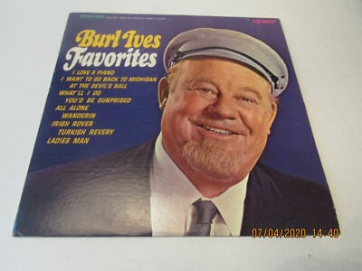 Burl Ives-" Favorites," vinyl stereo LP, Unart Records S 21006 | eBay