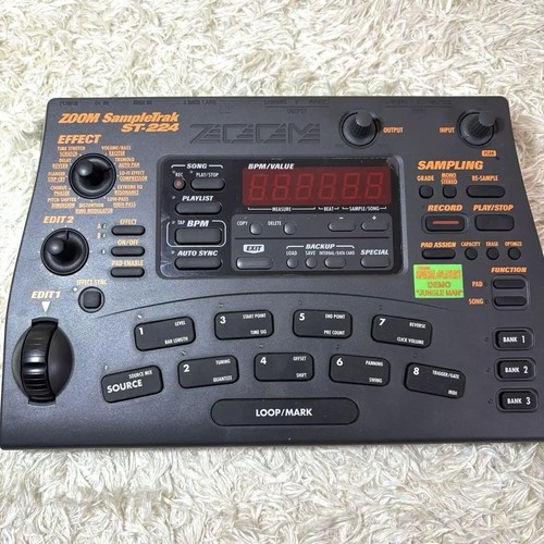 Zoom ST-224 SampleTrak Sampler with Adapter Musical Instrumen Used From ...