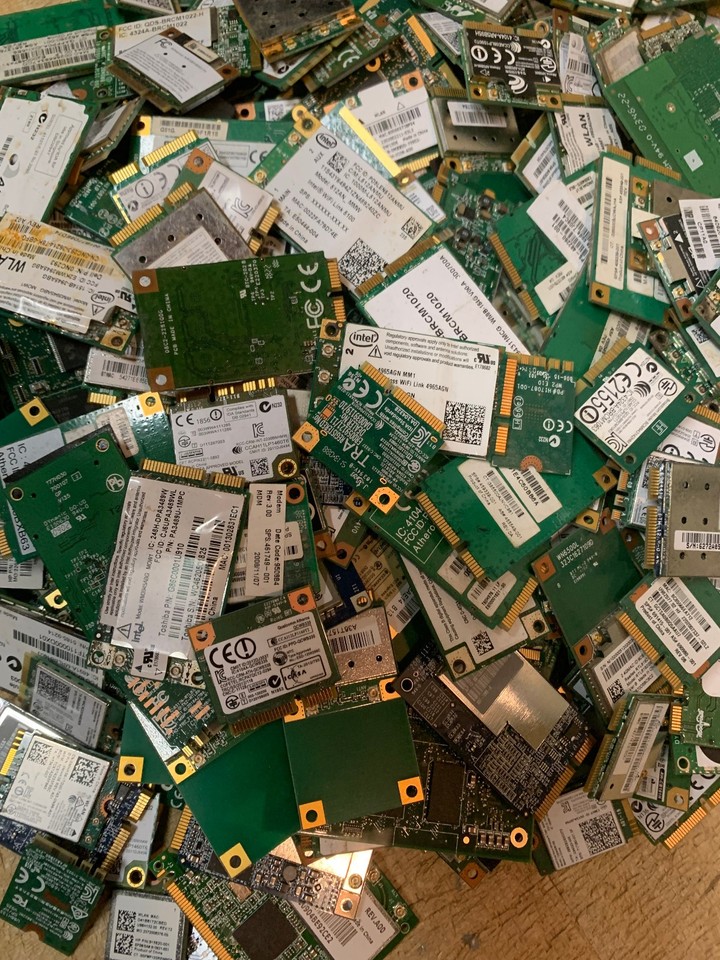 5lbs Wireless and Other Cards For Scrap Gold Precious Metal Recovery b ...