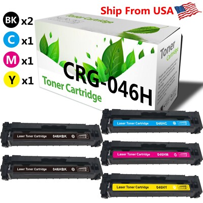 5PK 046H 46H Toner Cartridge imageCLASS MF735Cdw 653Cdw Printer 5PCS | eBay