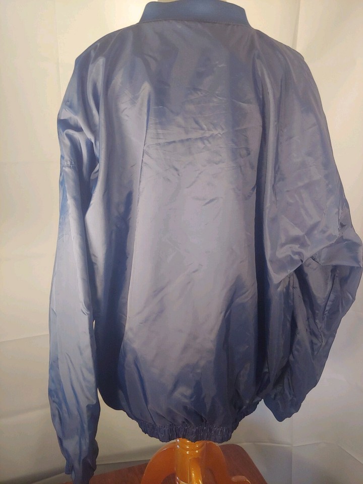 Vintage WVU Mountaineers Windbreaker Jacket XL V Neck West Virginia ...