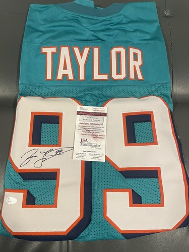 Jason Taylor Autographed SIGNED Jersey - JSA COA | eBay