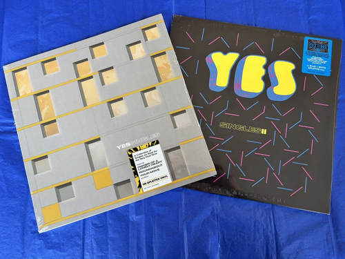 YES 2023 YesSingles I & 2024 YesSingles II SPLATTER COLORED Vinyl 2 LP ...