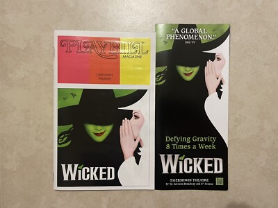 Wicked! Musical Legacy 140th Anniversary Playbill - 1960s Edition ...