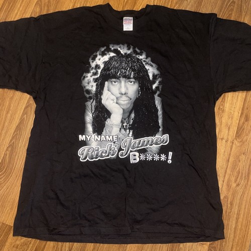 My Name Rick James B Men’s Shirt Black XXL | eBay