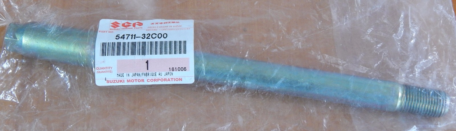 Genuine Suzuki GSF400 600 Bandit RF600R GSX1100G Front Axle PN 54711 ...