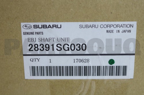 28391SG030 Genuine Subaru EBJ SHAFT UNIT 28391-SG030 | eBay