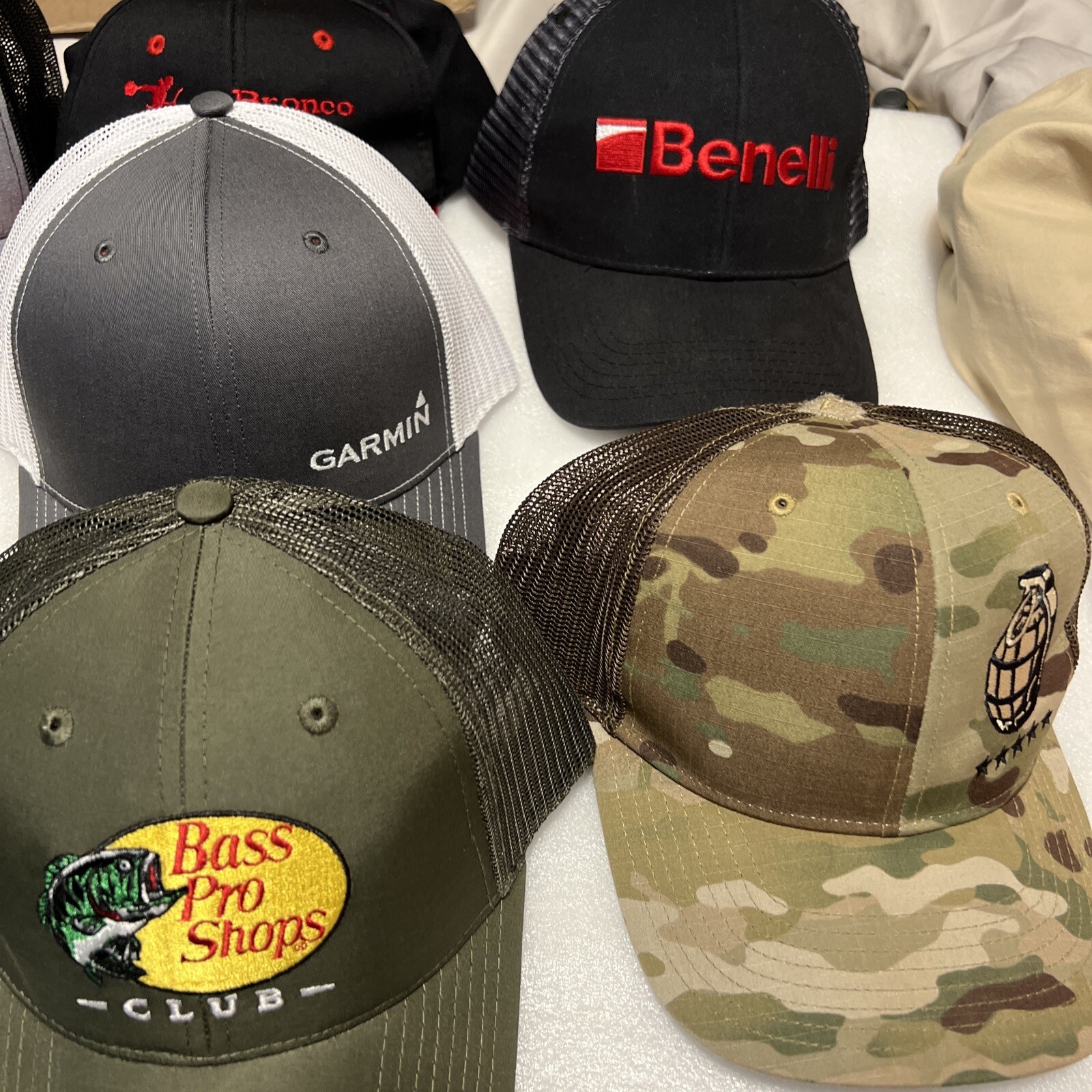 Vintage Hat Lot SnapBack Trucker Hat Lot 9 Made In USA Oil/hunting ...