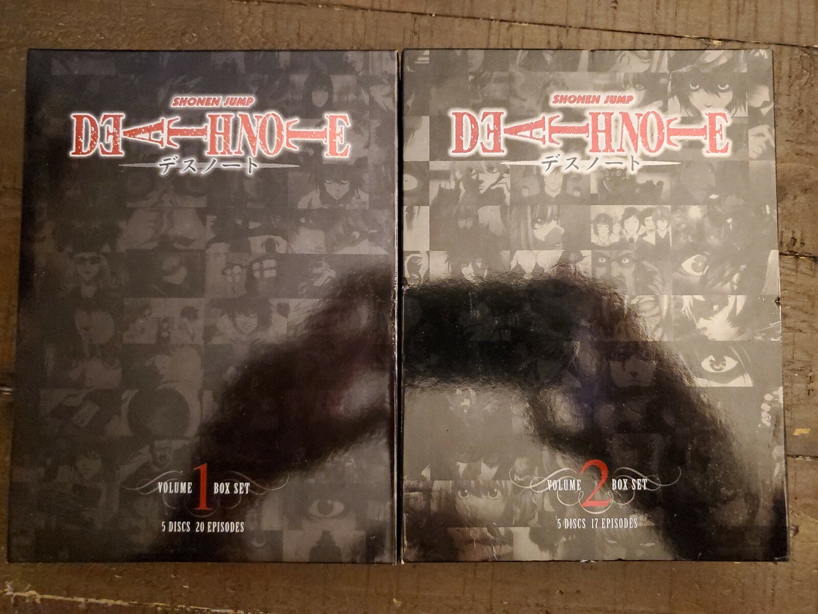 Death Note~ Complete anime collection~LE box sets 1 and 2 ~10 dvd lot ...