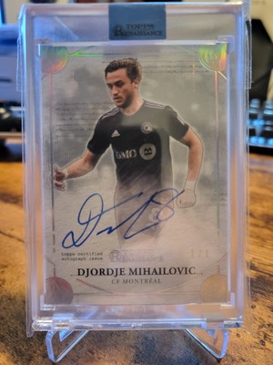 2022 Topps MLS Renaissance Djordje Mihailovic 1/1 On Card Auto EA-DM2 ...