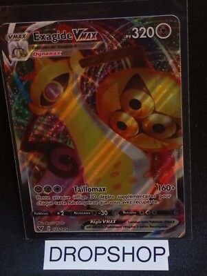 Carte Pokemon EXAGIDE 127/185 Ultra rare Vmax Epée et Bouclier 4 EB04 ...